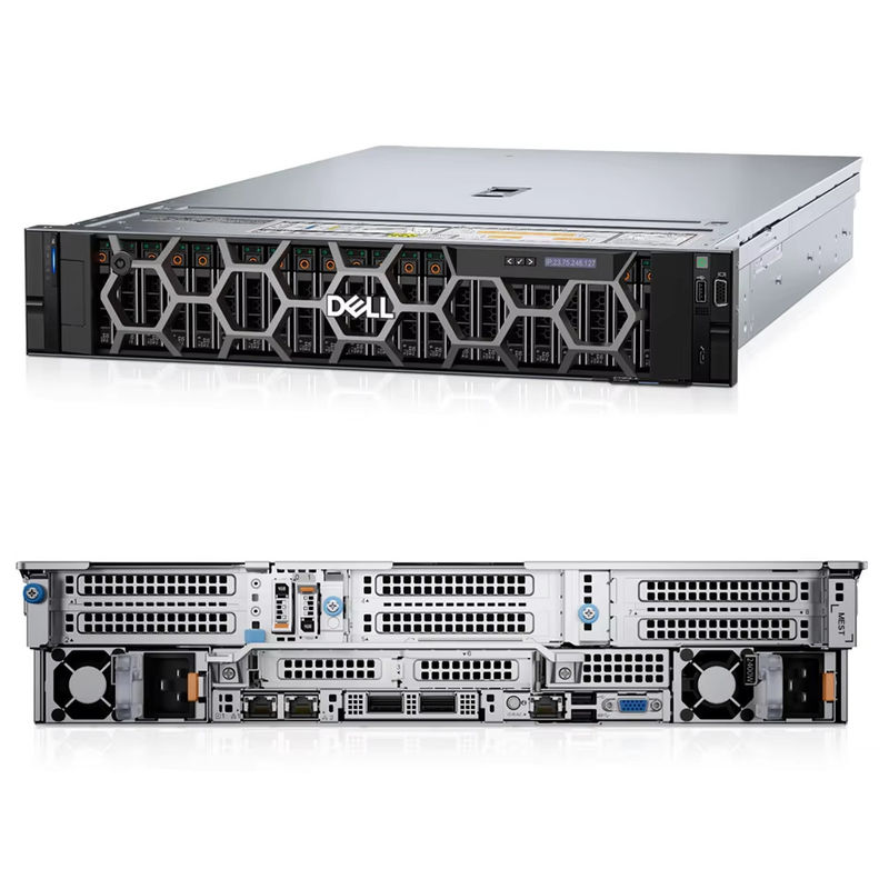 Poweredge R7625 AMD EPYC 9554 2U Rack Server SSD Hard Drive And English ...
