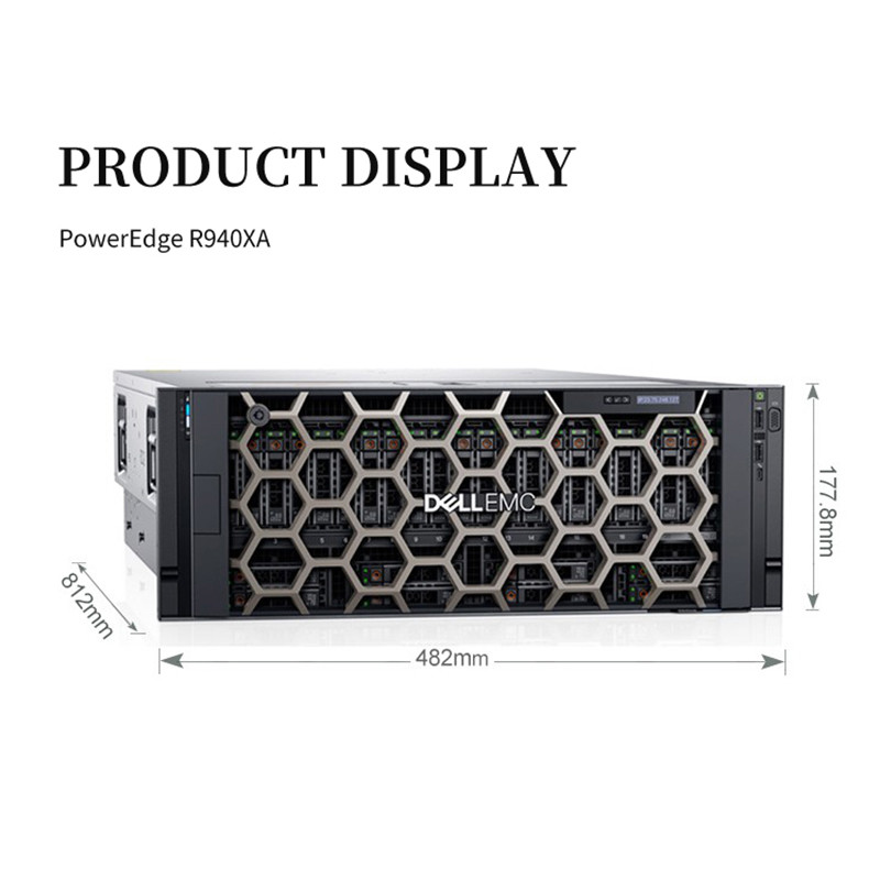 Poweredge R940 Intel xeon processor 3U server rack server 8 bay server case