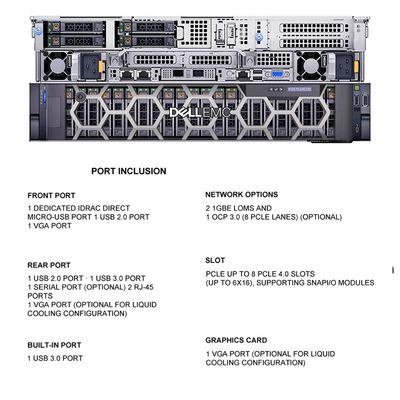 Custom 2u Poweredge R750 Dell GPU Server Cabinet Rack Server